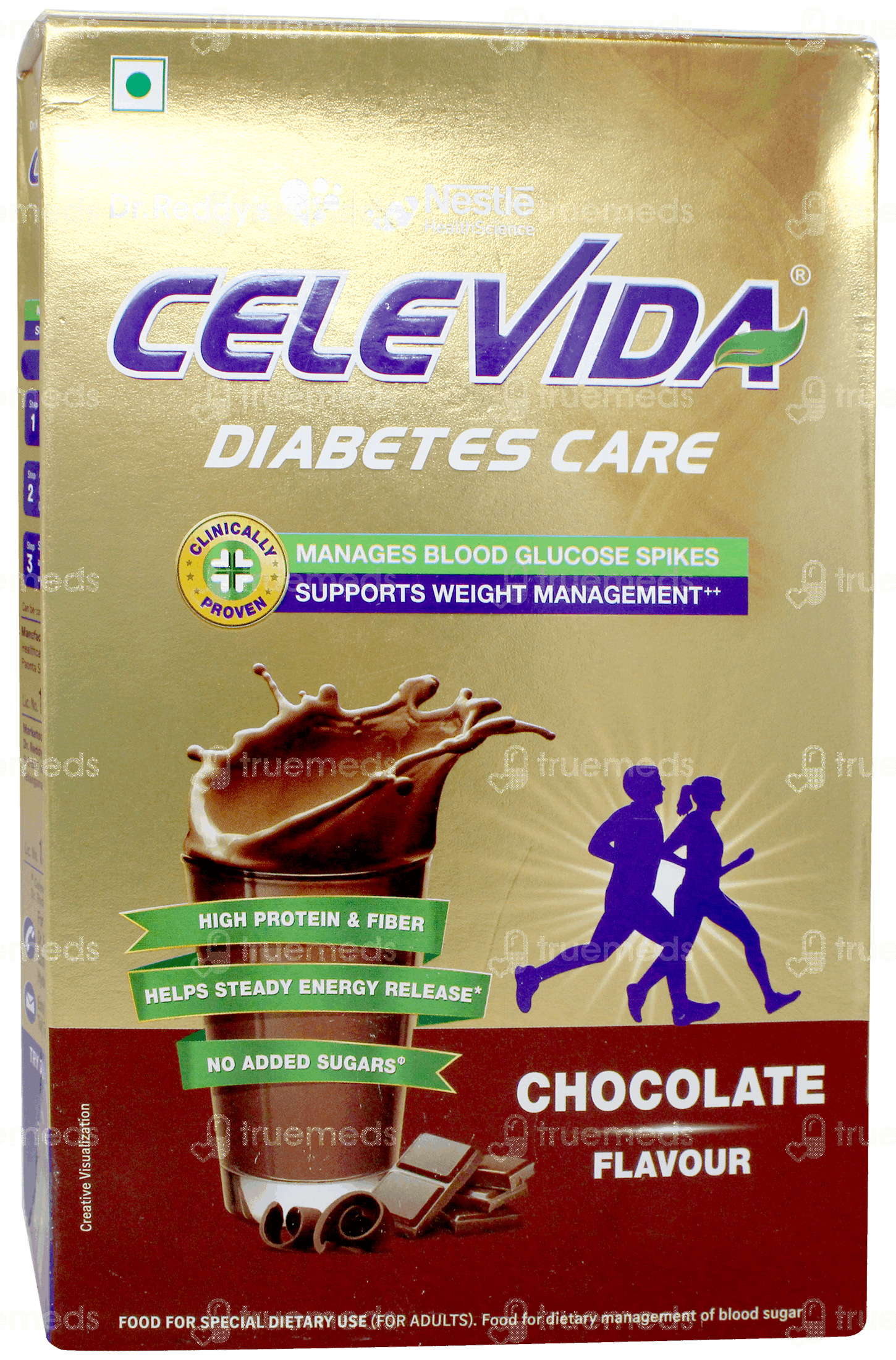 Celevida Diabetes Care Chocolate Flavour No Added Sugar Refill 400gm ...