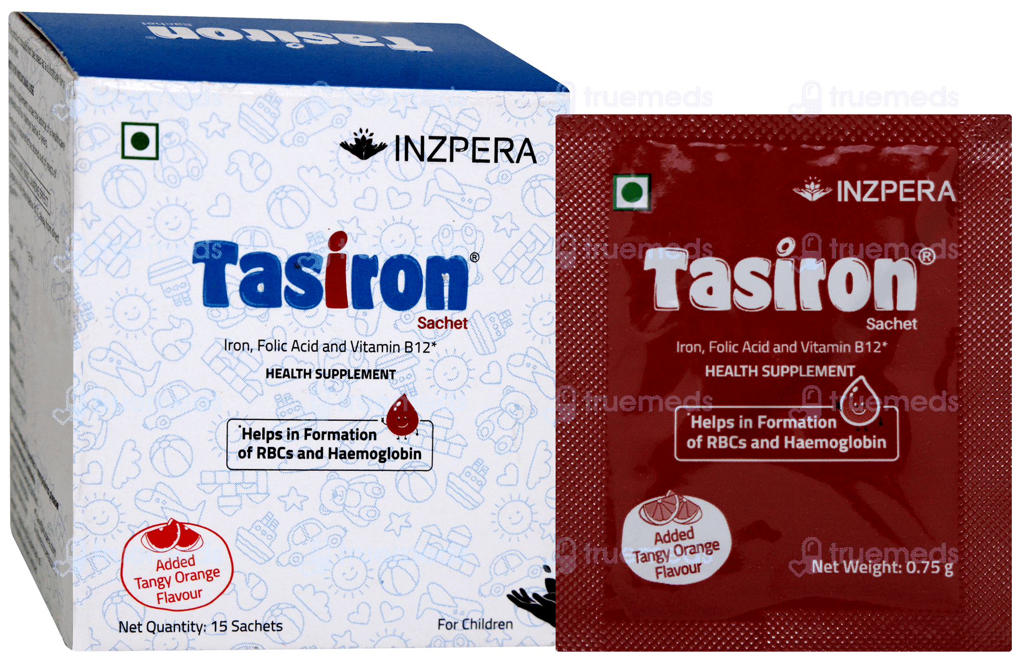 Tasiron Tangy Orange Flavour Sachet 075gm - Uses, Side Effects, Dosage ...