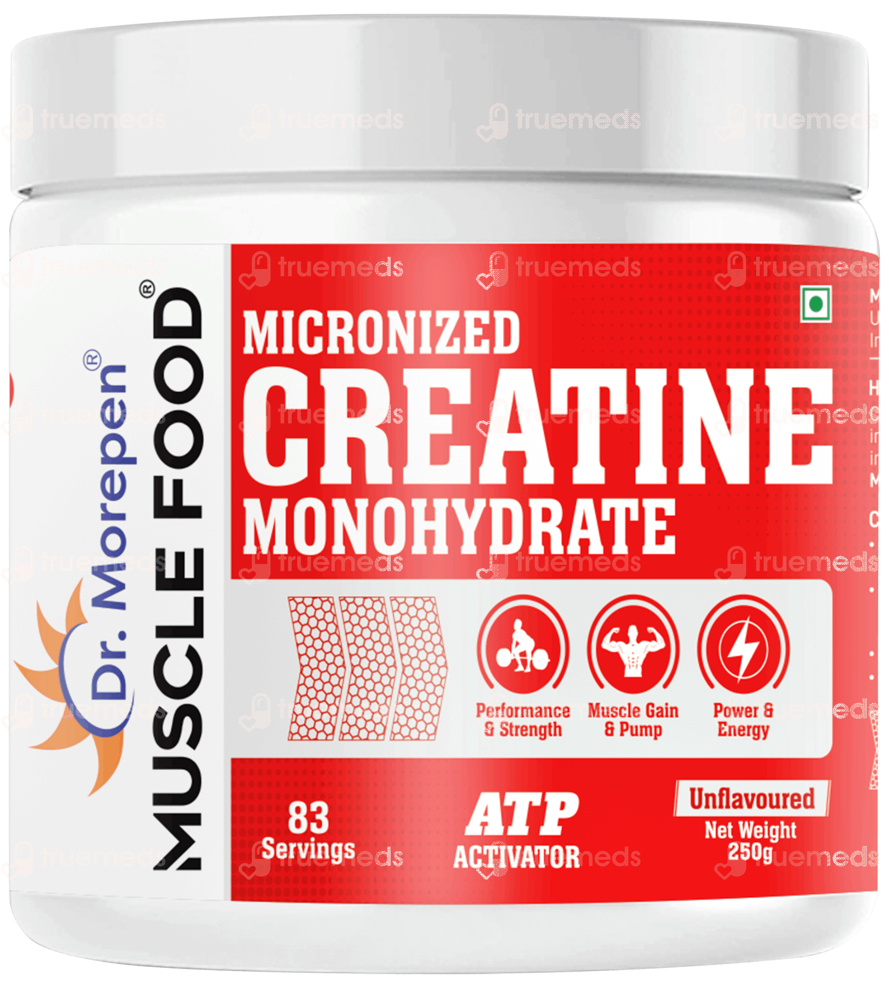 Dr Morepen Micronised Creatine Unflavoured Powder 250gm - Uses, Side ...