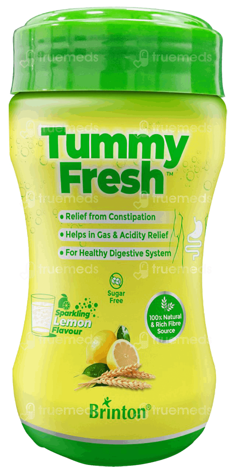 Brinton Tummy Fresh Lemon Flavour Sugar Free Powder 250gm - Uses, Side ...