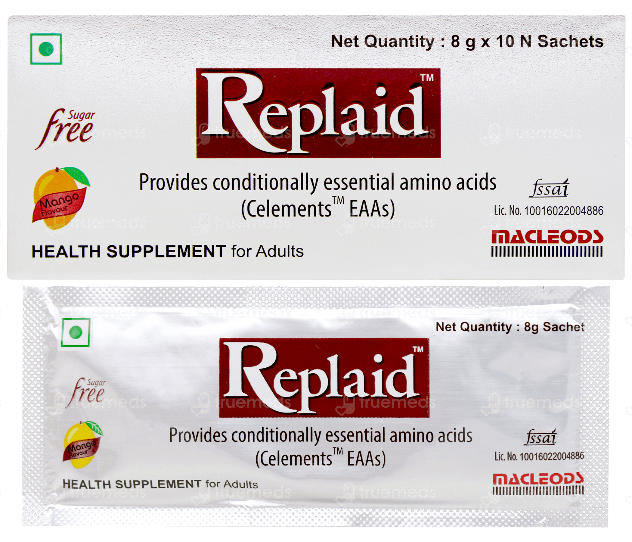 Replaid Mango Flavour Sugar Free Sachet 8gm - Uses, Side Effects ...