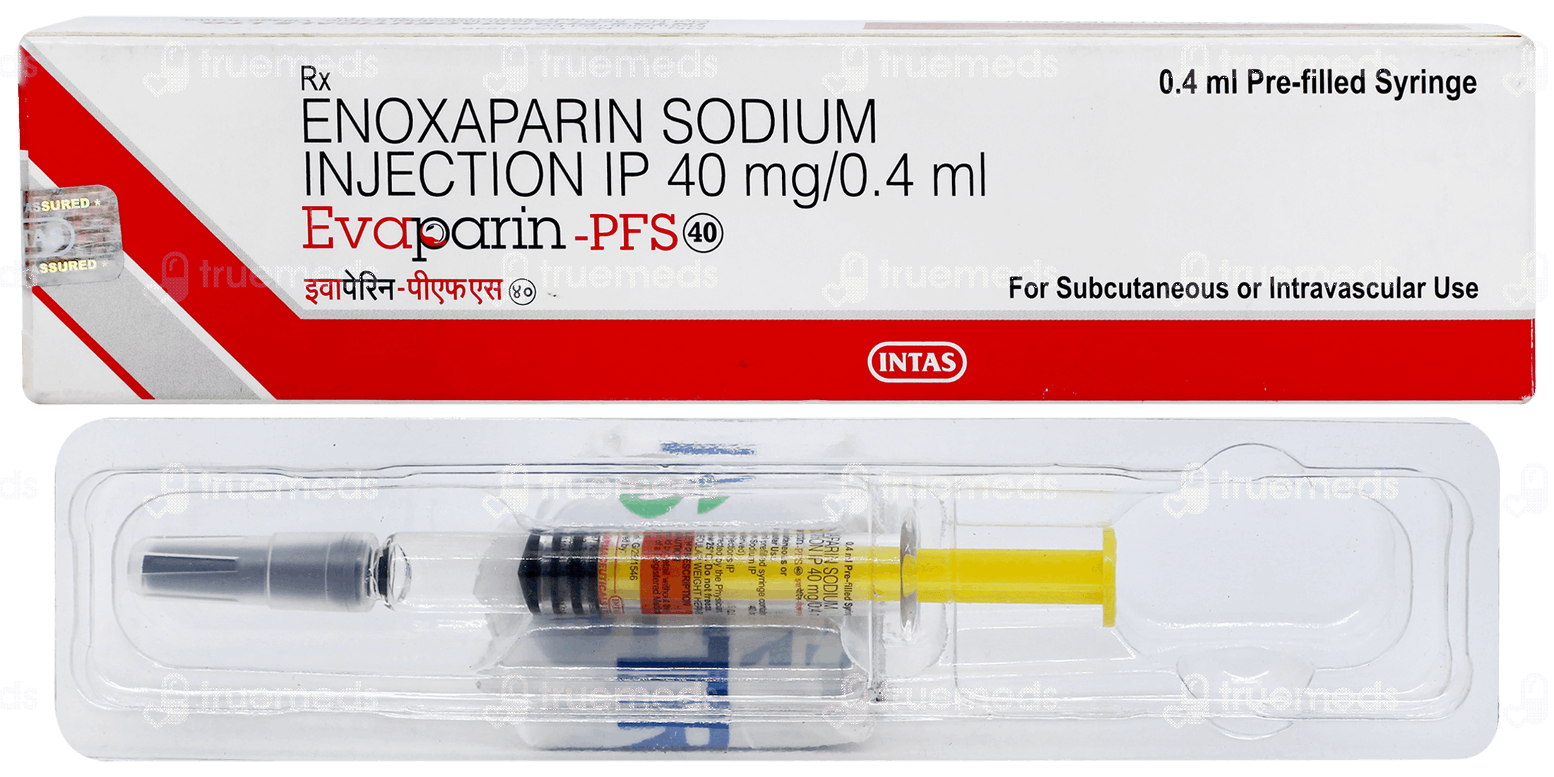 Evaparin 40 MG Prefilled Syringe 0.4 ML | Order Evaparin 40 MG ...