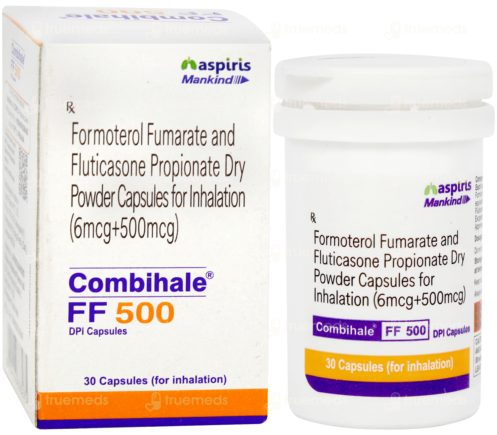 Combihale Ff 6500 Mcg Redicaps 30 - Uses, Side Effects, Dosage, Price ...