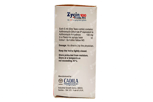 Zycin 100 MG Redimix: Uses, Side Effects, Price & Substitutes