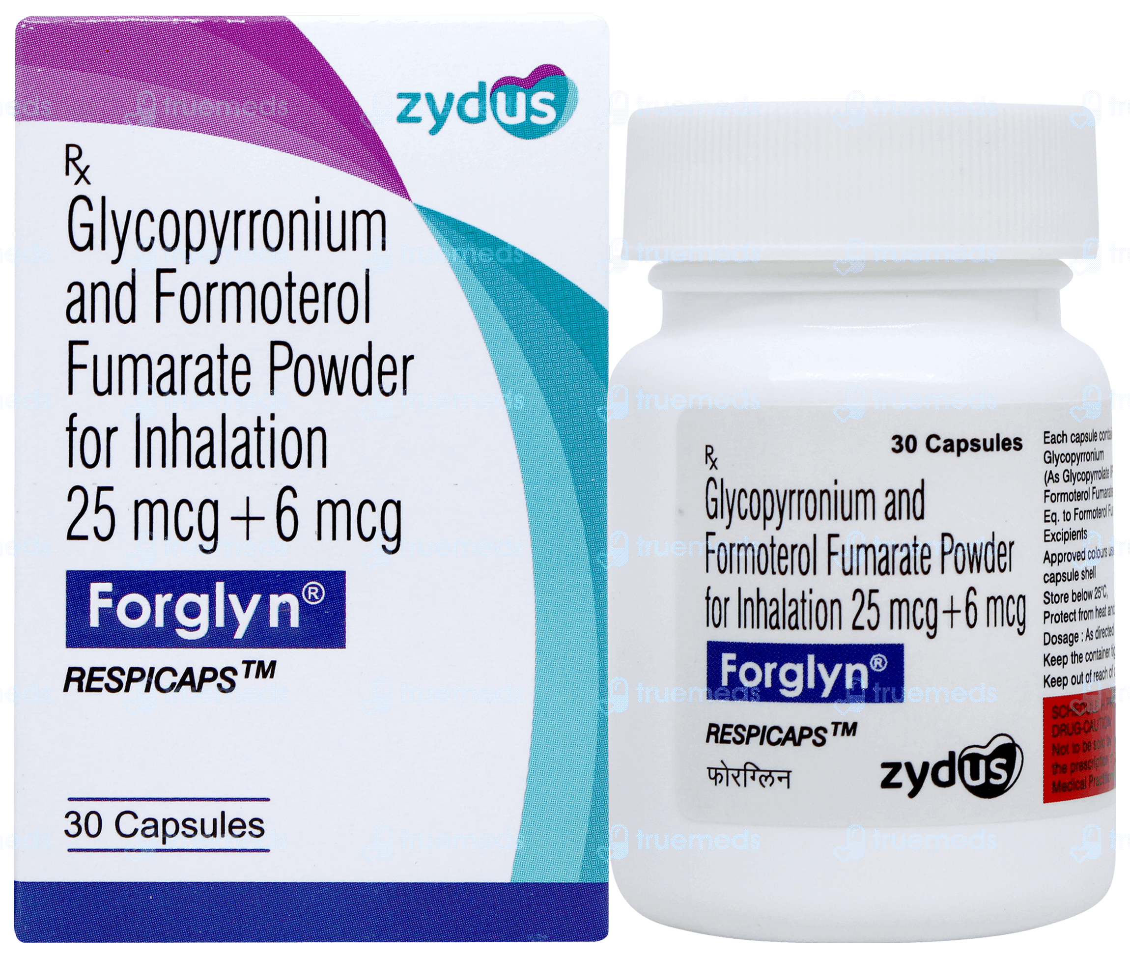 Buy Forglyn 45468 MCG Strip Of 30 Respicap Online at Truemeds