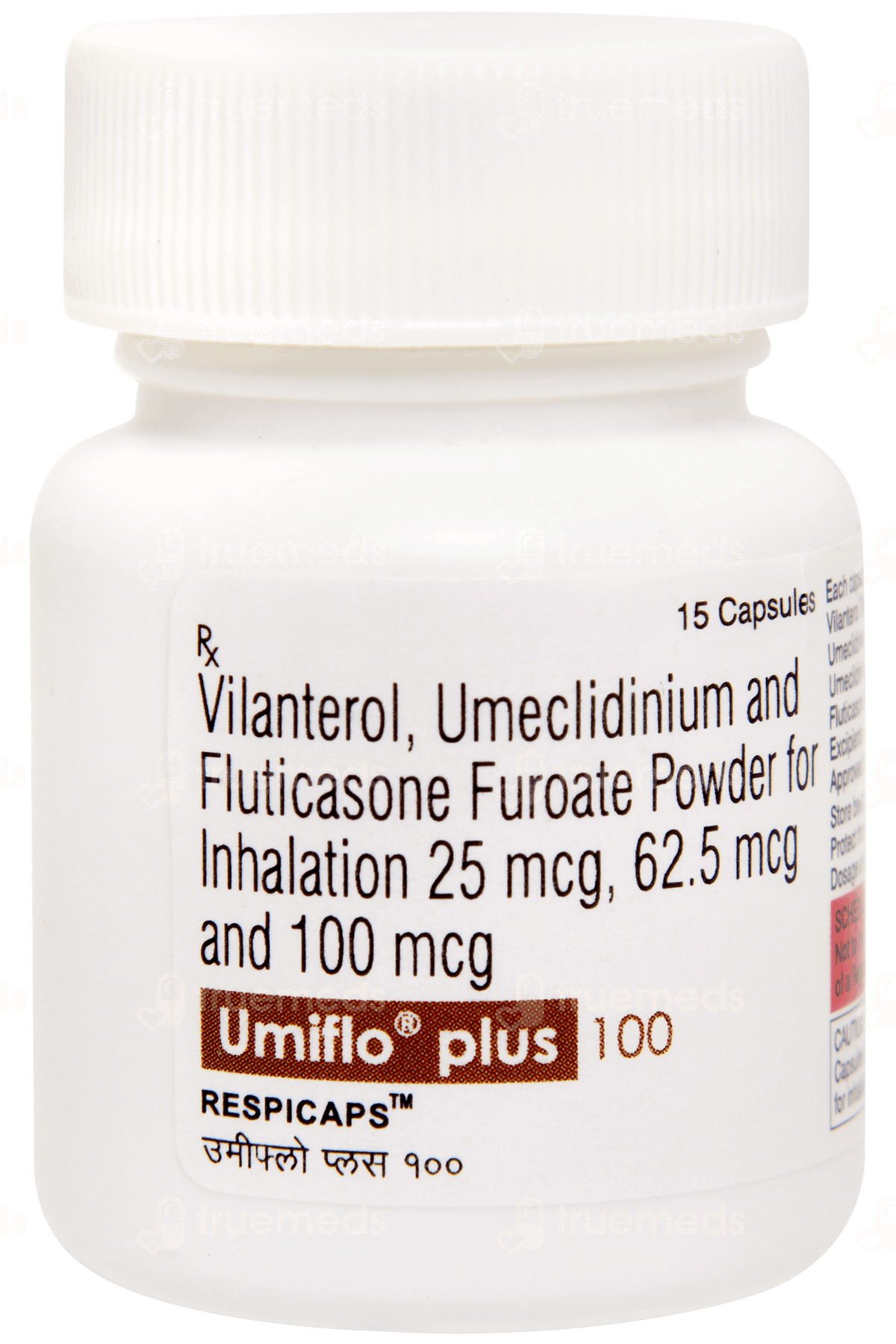 Umiflo Plus 100mcg Respicaps 15 - Uses, Side Effects, Dosage, Price ...