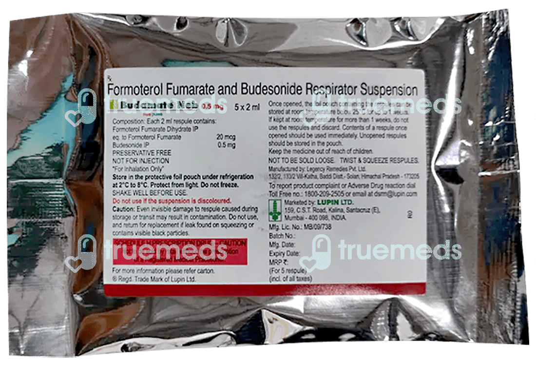 Budamate Neb 20 Mcg05mg Respules 2 Ml - Uses, Side Effects, Dosage ...