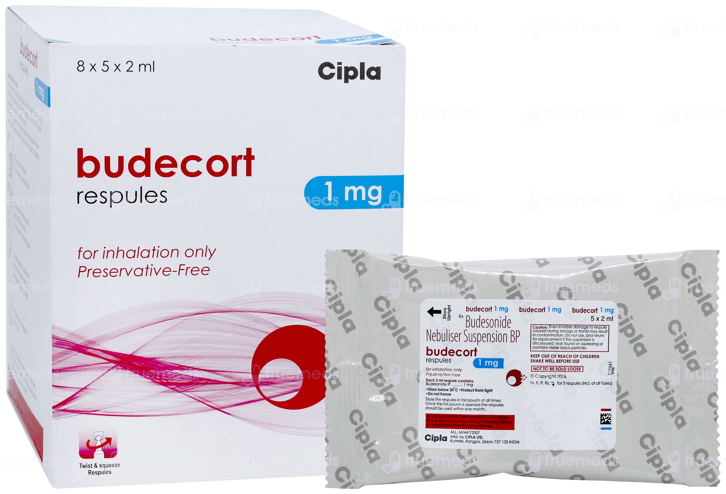 Budecort 1 MG Respules 2 ML (pack Of 5) | Order Budecort 1 MG Respules ...