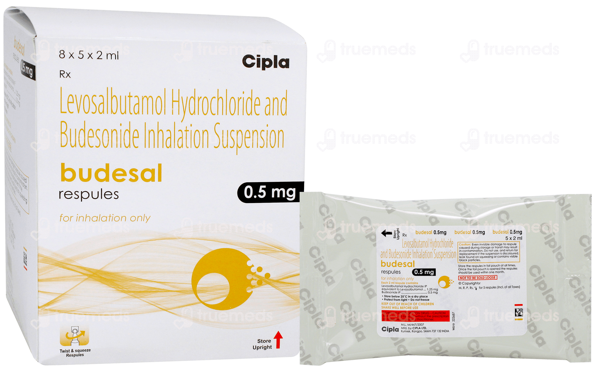 Budesal 12505 Mg Respules 2 Ml Pack Of 5 - उपयोग, साइड इफेक्ट्स, खुराक ...