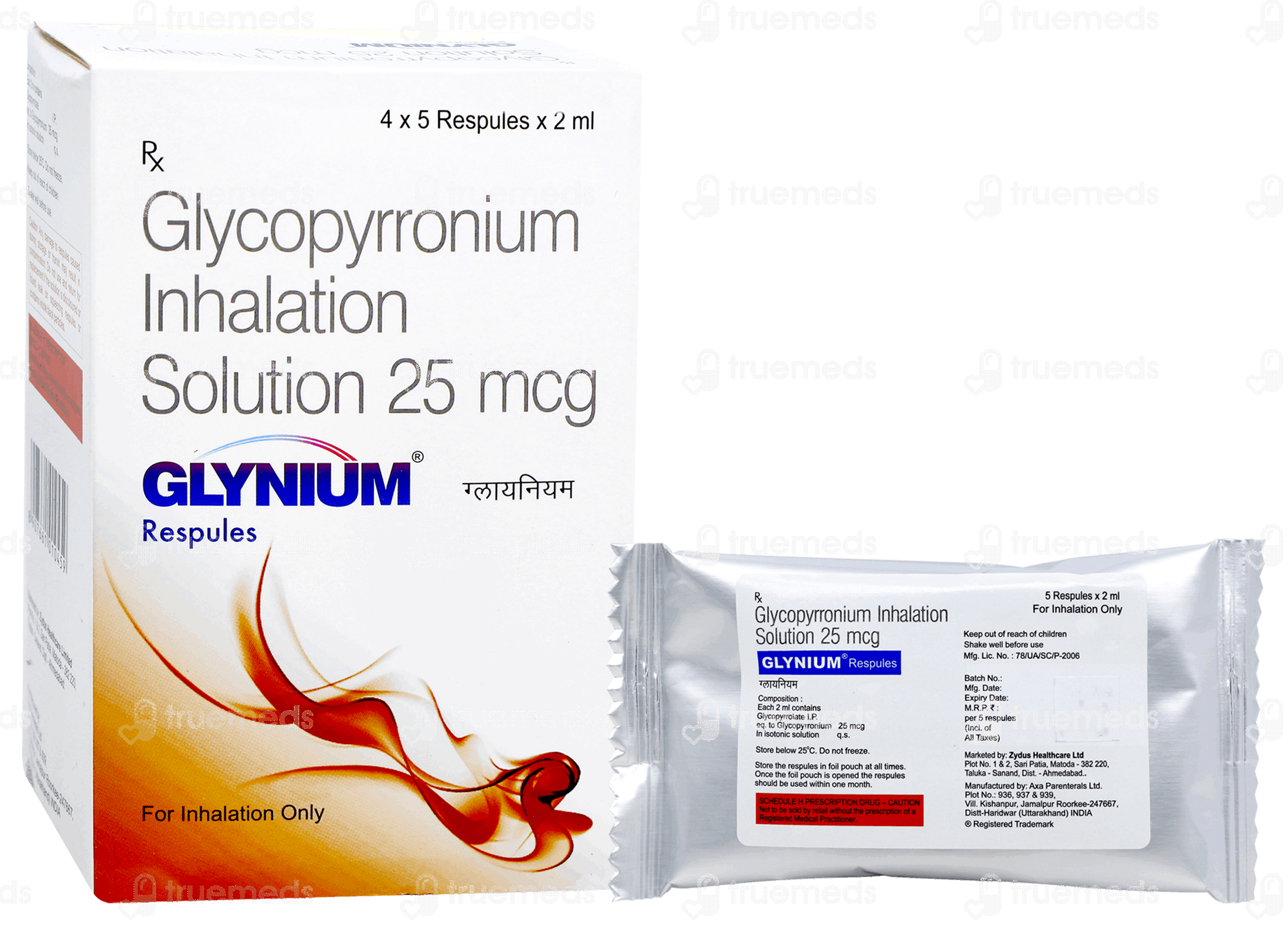 Glynium 25 MCG Respules 2 ML Pack Of | Order Glynium 25 MCG Respules 2 ...