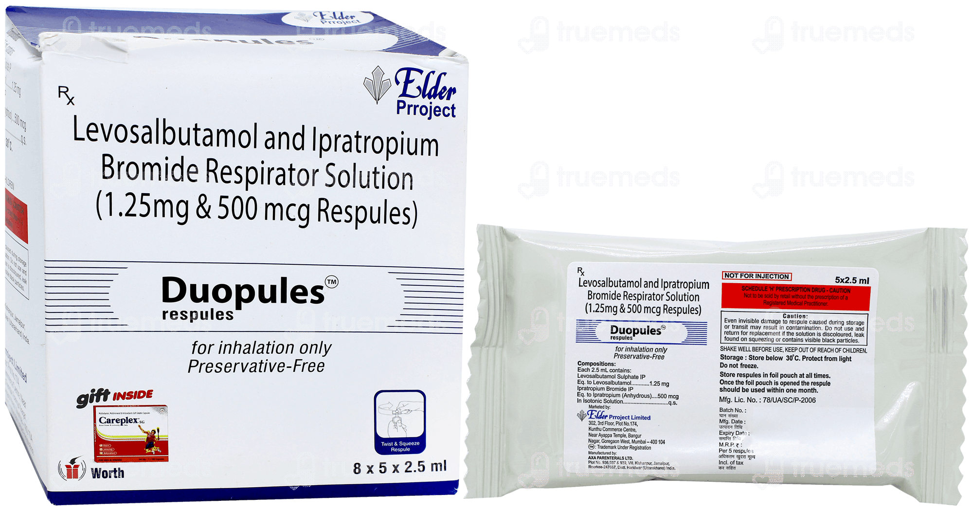 Duopules 1.25 Mg/500 MCG Respules 2.5 ML (pack Of 5) | Order Duopules 1 ...