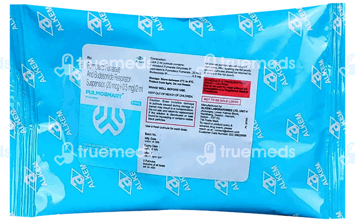 Pulmosmart Pulmules 2 Ml Pacl Of 5 - Uses, Side Effects, Dosage, Price ...