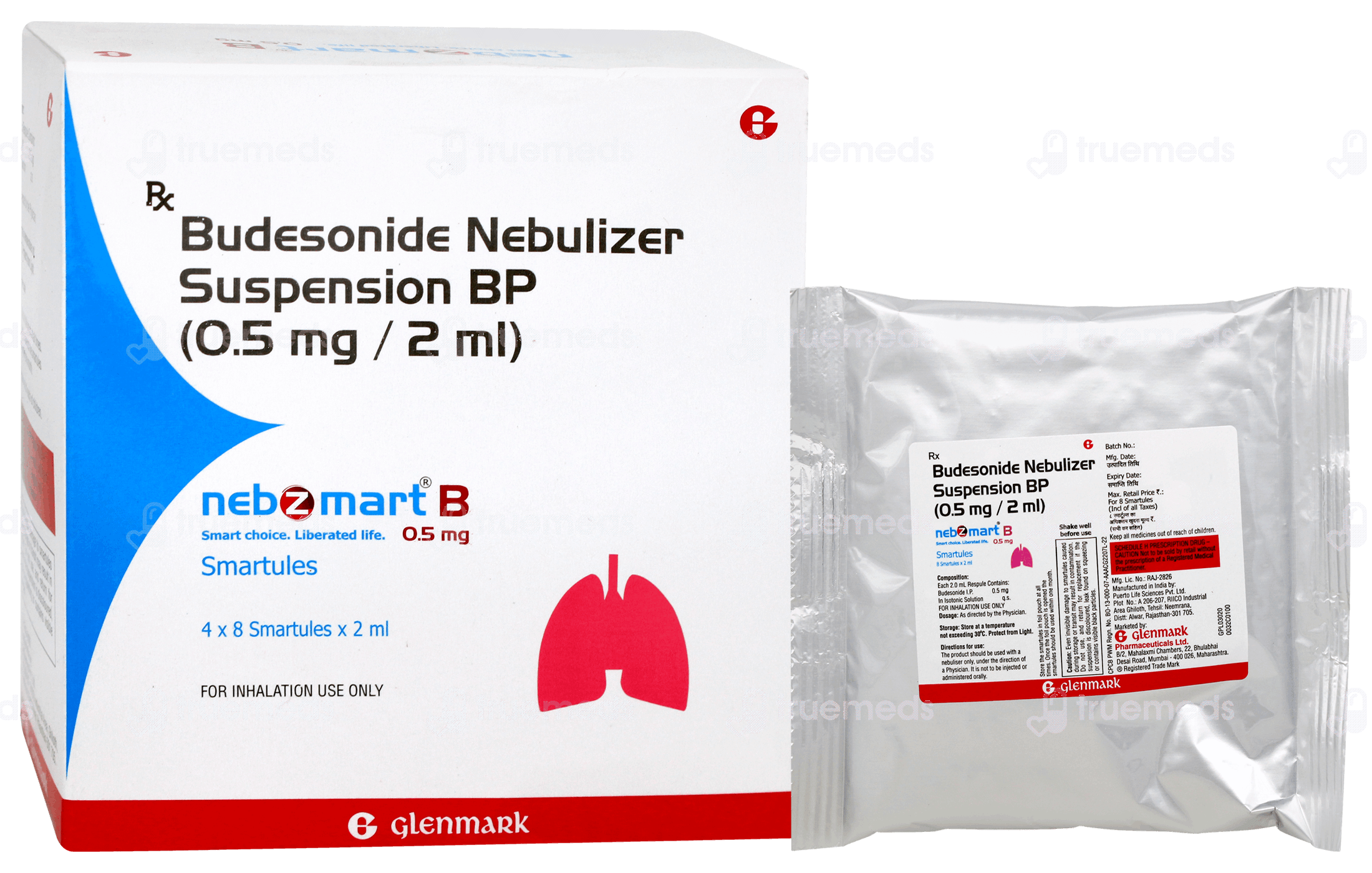 Nebzmart B 05 Mg Inhalation Suspension 2 Ml - Uses, Side Effects ...
