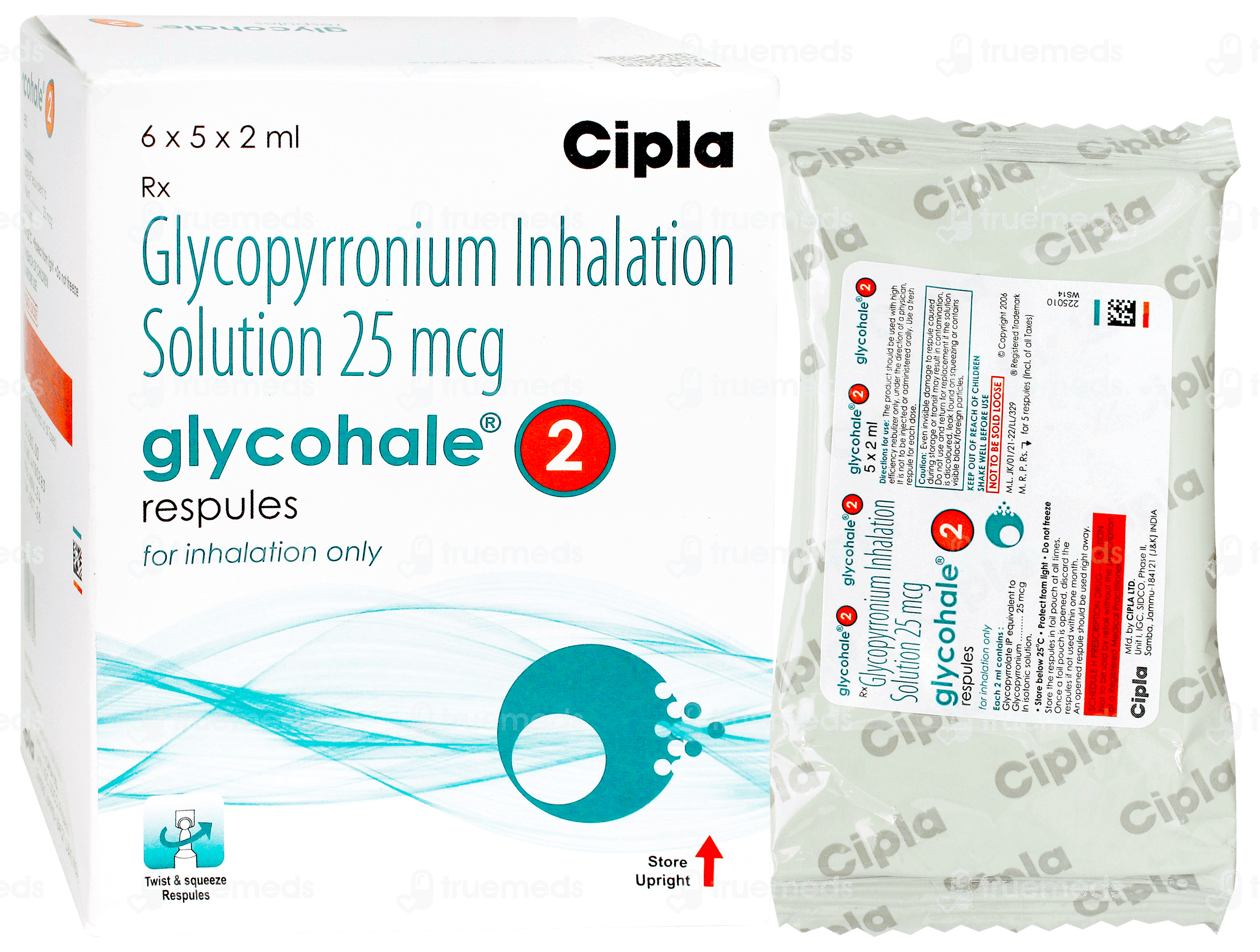 Glycohale 2 2ml Pack Of 5 Respules - Uses, Side Effects, Dosage, Price ...