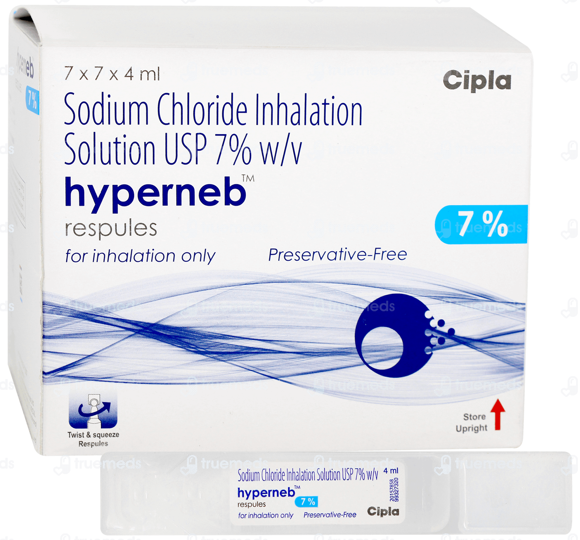 Hyperneb 7 Respules 4ml - Uses, Side Effects, Dosage, Price | Truemeds