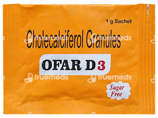 Ofar D3 60000 IU Sachet 1 GM | Order Ofar D3 60000 IU Sachet 1 GM Online at Truemeds