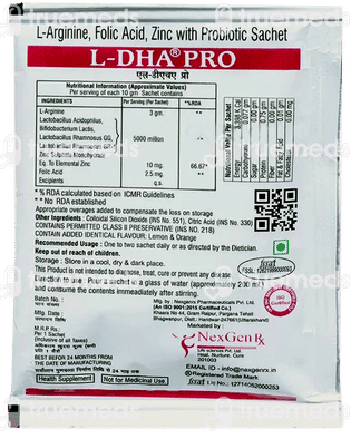 Ldha Pro Sachet 10 Gm - Uses, Side Effects, Dosage, Price | Truemeds
