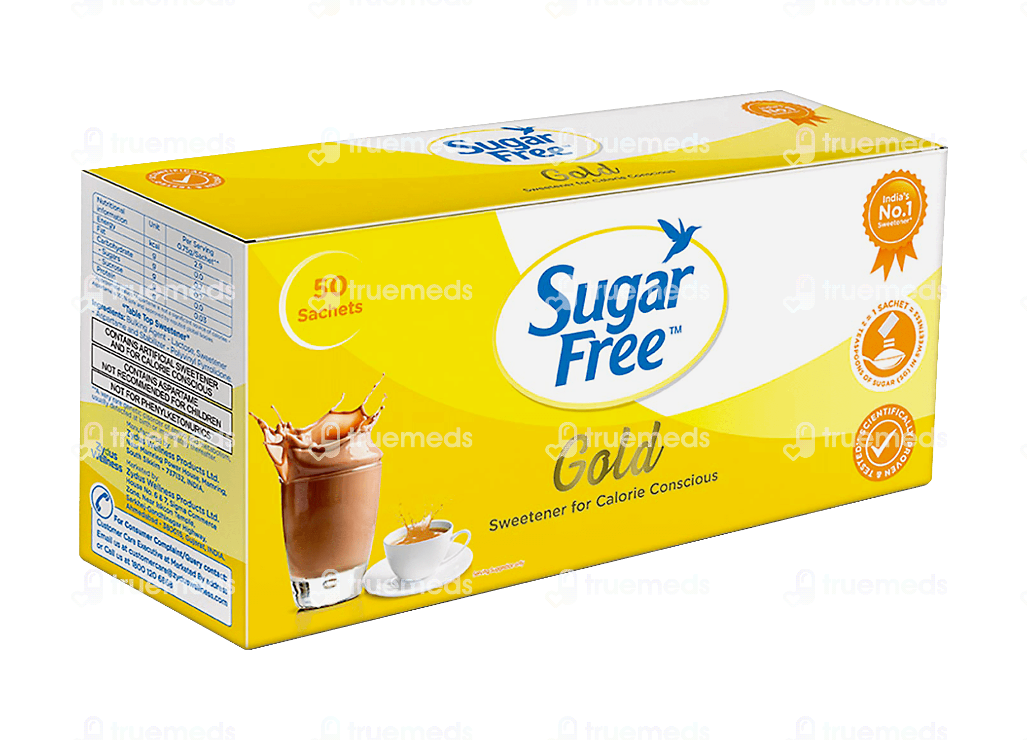 Sugar Free Gold Sachet 50 Gm - Uses, Side Effects, Dosage, Price | Truemeds