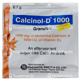 Calcinol D 1000 MG Sachet 6.7 GM | Order Calcinol D 1000 MG Sachet 6.7 ...
