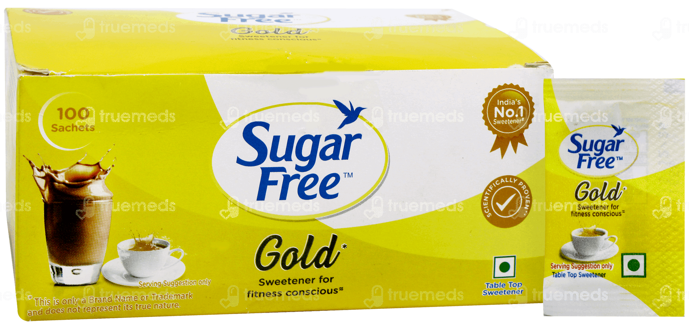 Sugar Free Gold Sachet 100 - Uses, Side Effects, Dosage, Price | Truemeds