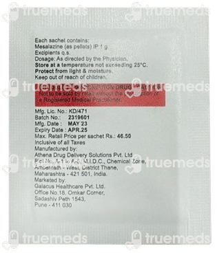 Asacus Sachet 1 GM | Order Asacus Sachet 1 GM Online at Truemeds