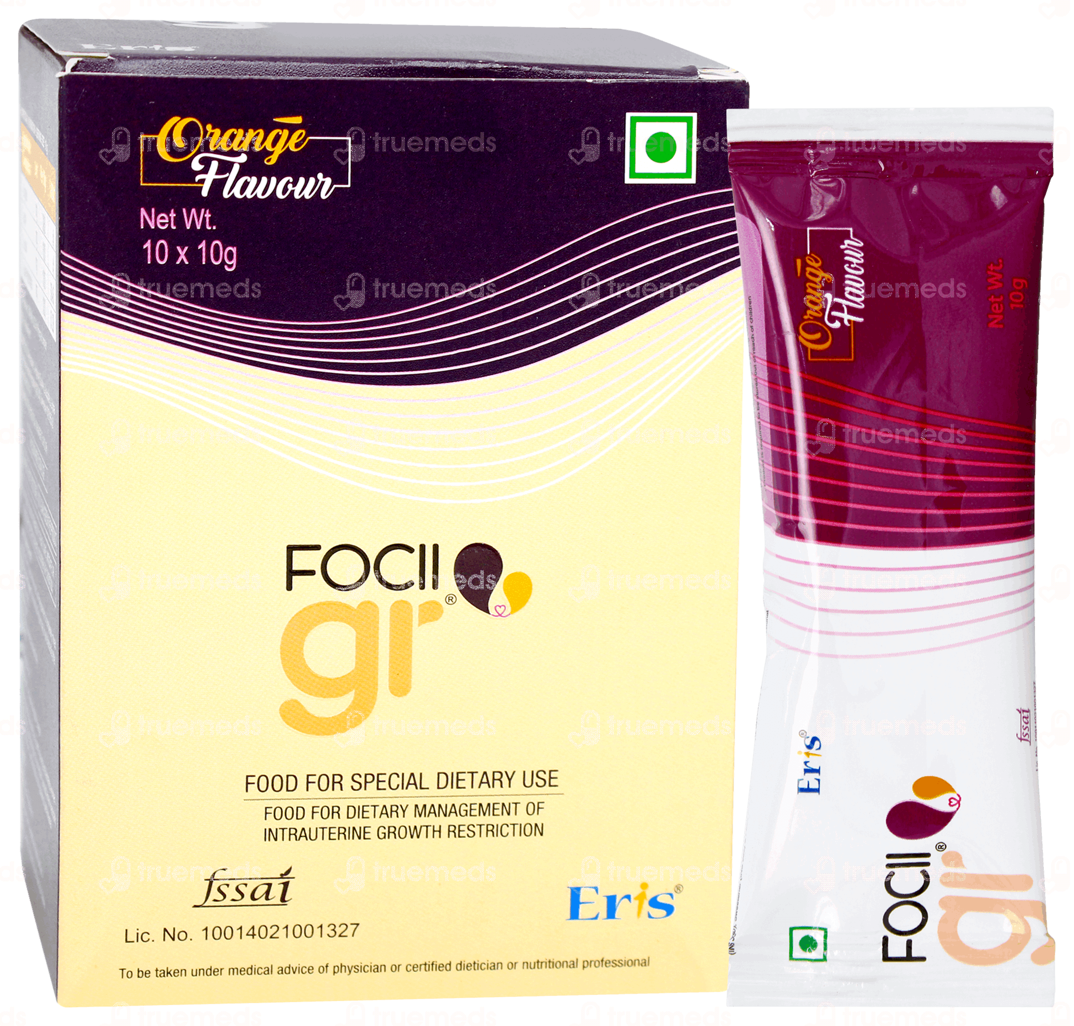 Focii Gr Orange Powder 10 Gm - Uses, Side Effects, Dosage, Price | Truemeds