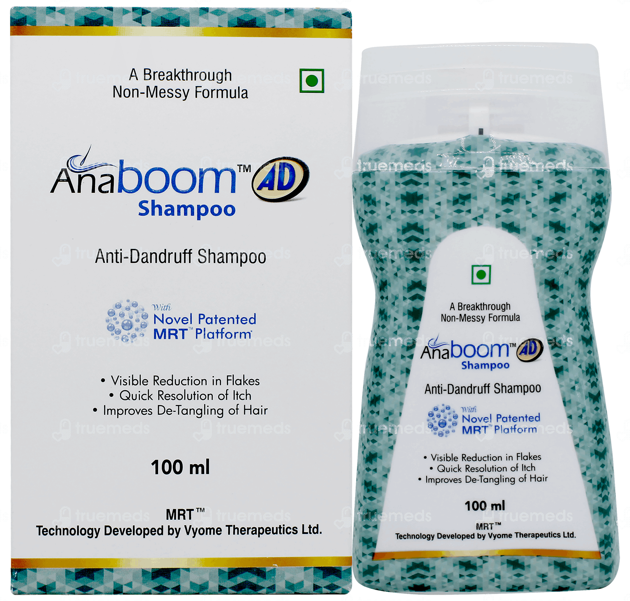 Anaboom Ad Shampoo 100ml - Uses, Side Effects, Dosage, Price | Truemeds