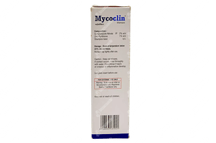 Mycoclin Shampoo 60 Ml - Uses, Side Effects, Dosage, Price | Truemeds