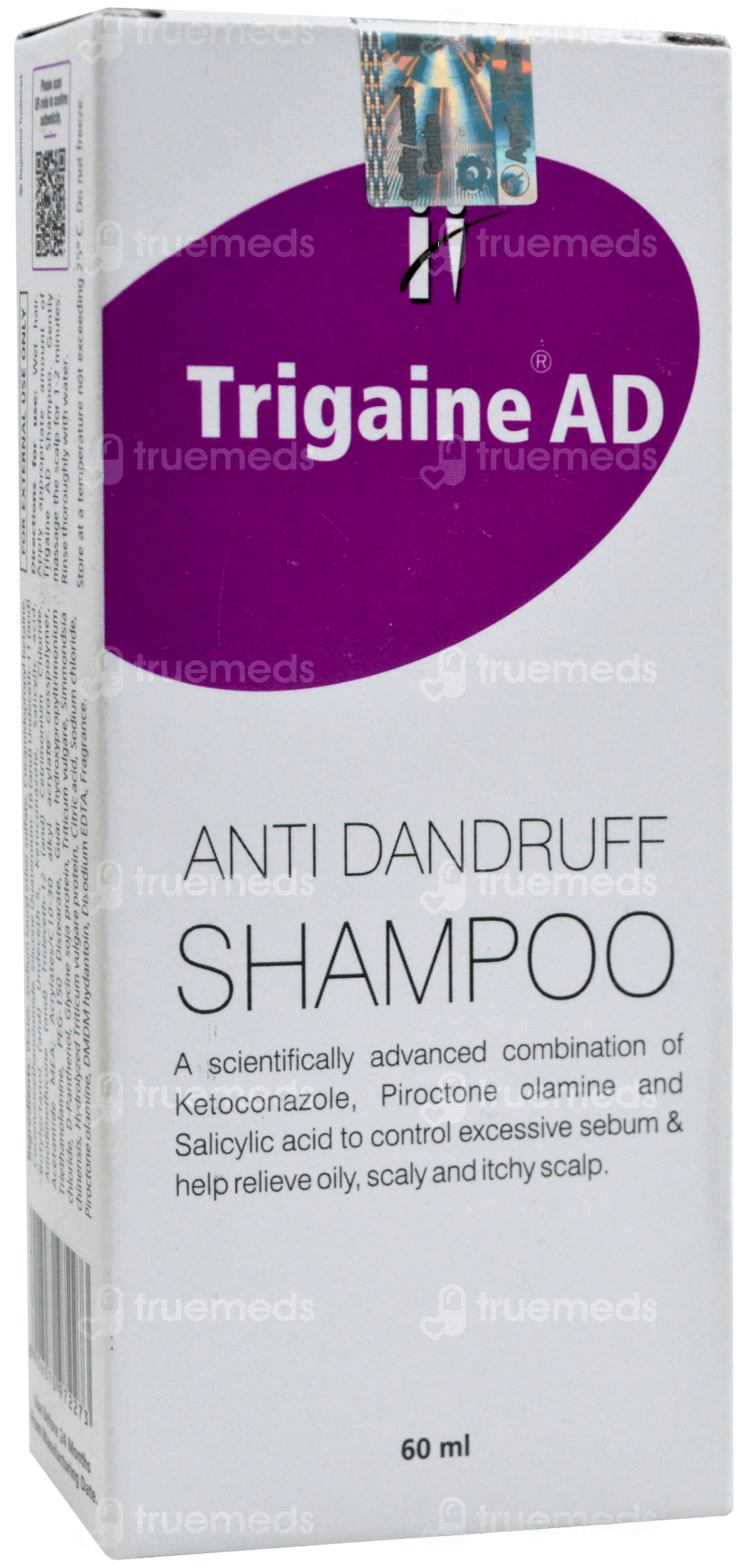 Trigaine Ad Shampoo 60 Ml - Uses, Side Effects, Dosage, Price | Truemeds