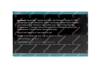 Seborbar Soap 100 GM | Buy Seborbar Online at Truemeds