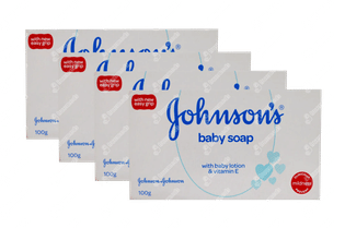 Johnsons Baby Soap 100 Gm Pack Of 4 - Uses, Side Effects, Dosage, Price ...