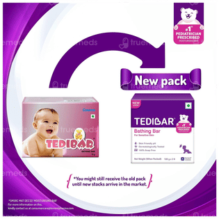 Tedibar Bathing Bar 100 Gm Pack Of 2 - Uses, Side Effects, Dosage ...