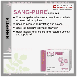 Millennium Herbal Care Sang Pure Bath Bar 100 Gm - Uses, Side Effects ...