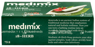 Medimix Ayurvedic 18 Herbs Soap 75 Gm - Uses, Side Effects, Dosage ...