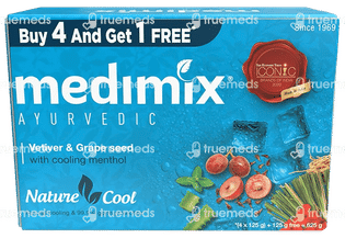 Medimix Ayurvedic Vetiver And Grape Soap 125 Gm Buy 4 Get 1 Free - Uses ...
