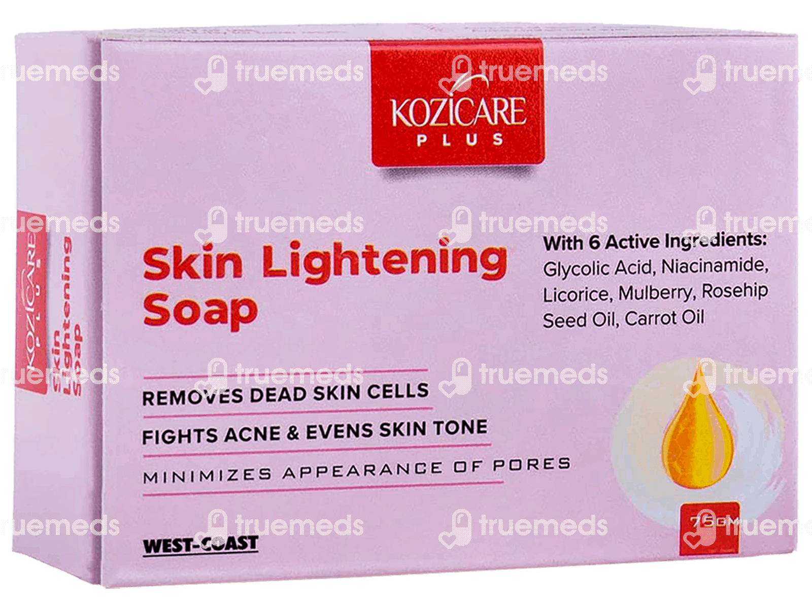 Kozicare Plus Skin Lightening Soap 75 Gm - Uses, Side Effects, Dosage ...