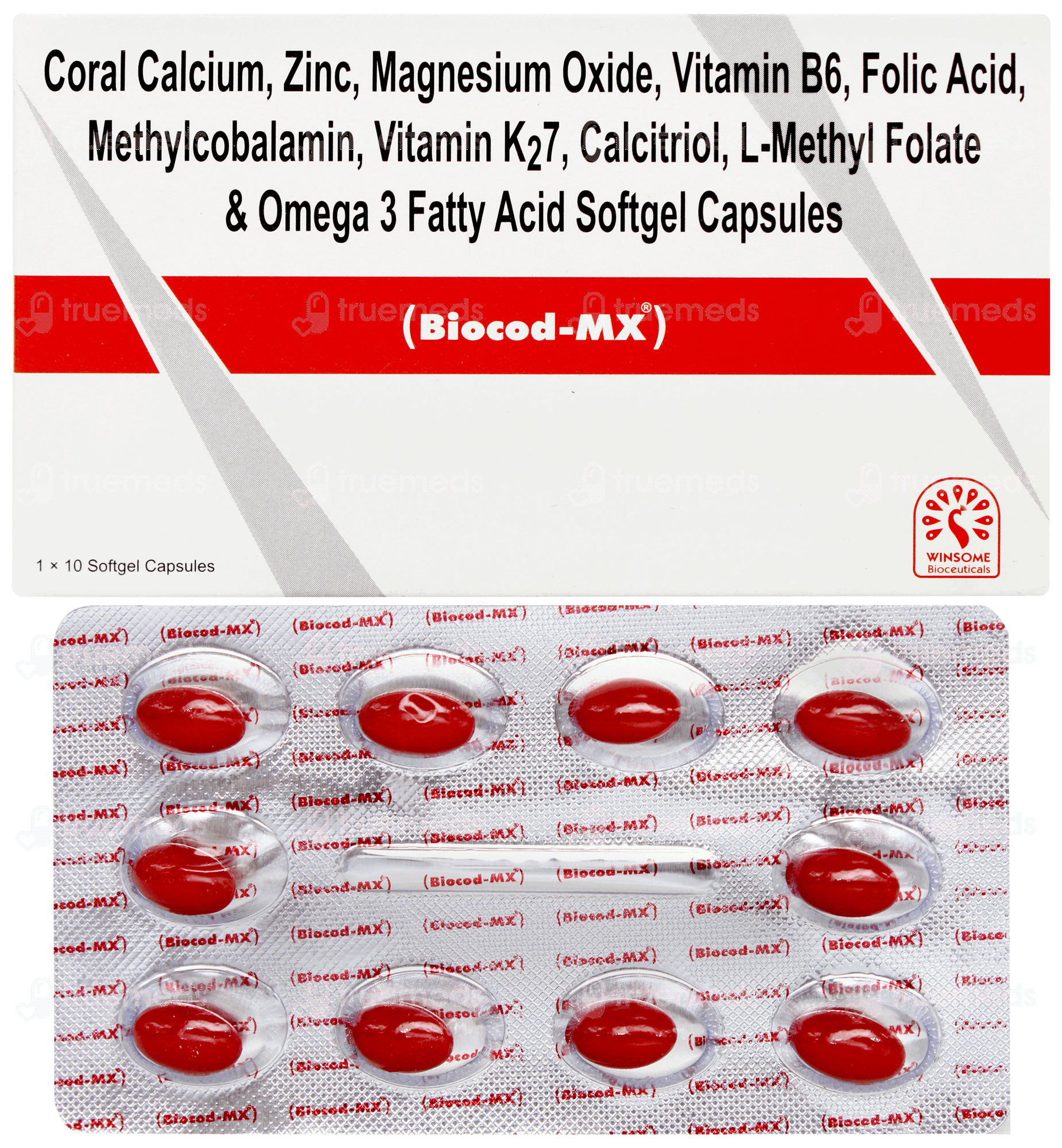 Biocod Mx Softgel Capsule 10 - Uses, Side Effects, Dosage, Price | Truemeds