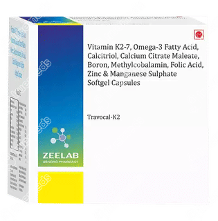 Travocal K2 Capsule 10 - Uses, Side Effects, Dosage, Price | Truemeds