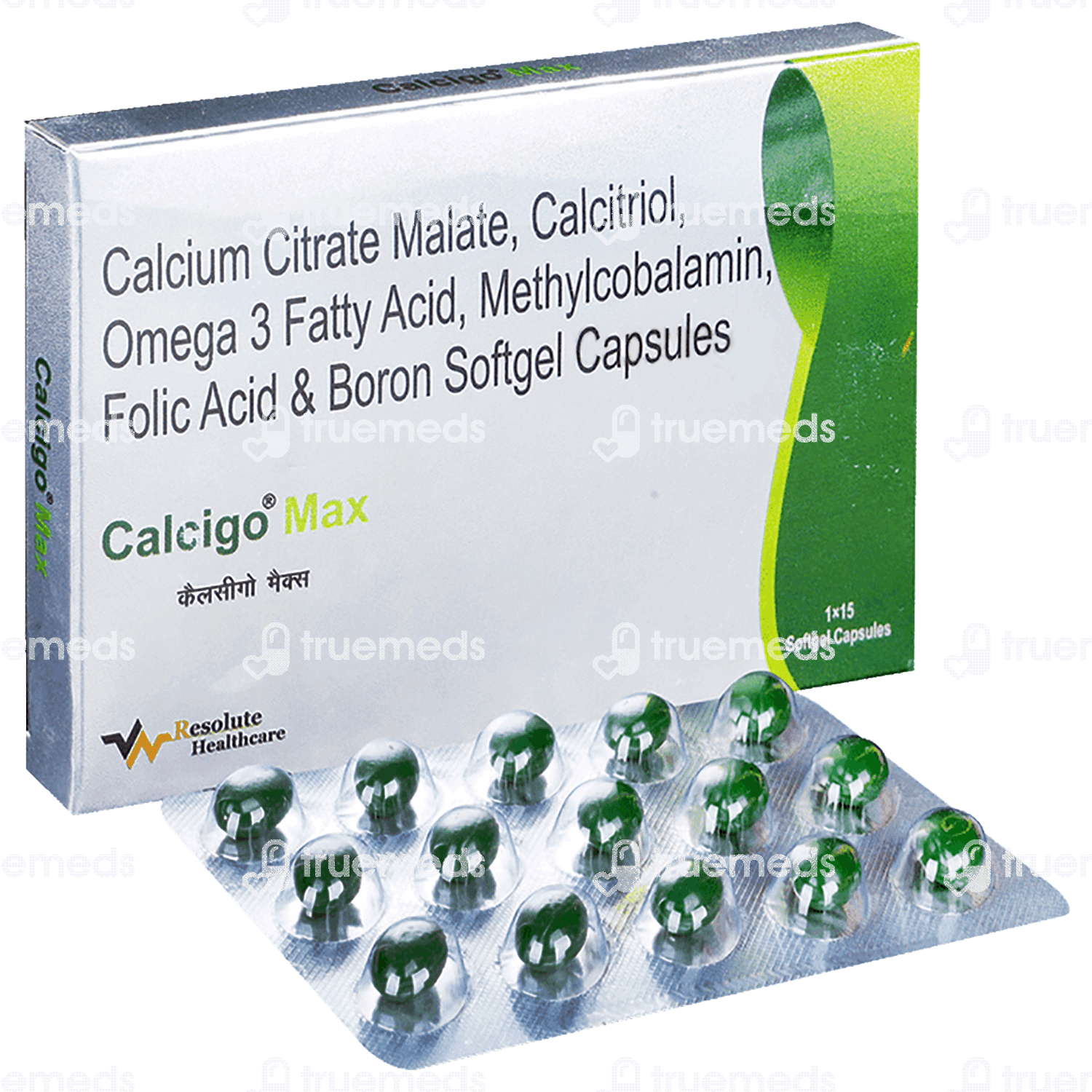 Calcigo Max Softgel Capsule 15 - Uses, Side Effects, Dosage, Price ...