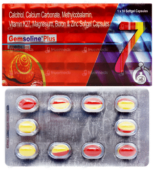 Gemsoline Plus Capsule 10 - Uses, Side Effects, Dosage, Price | Truemeds