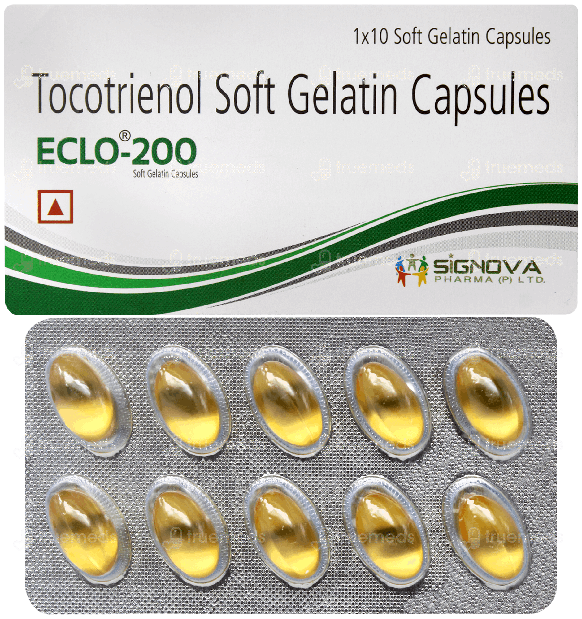 Eclo 200 Mg Softgel Capsule 10 - Uses, Side Effects, Dosage, Price ...
