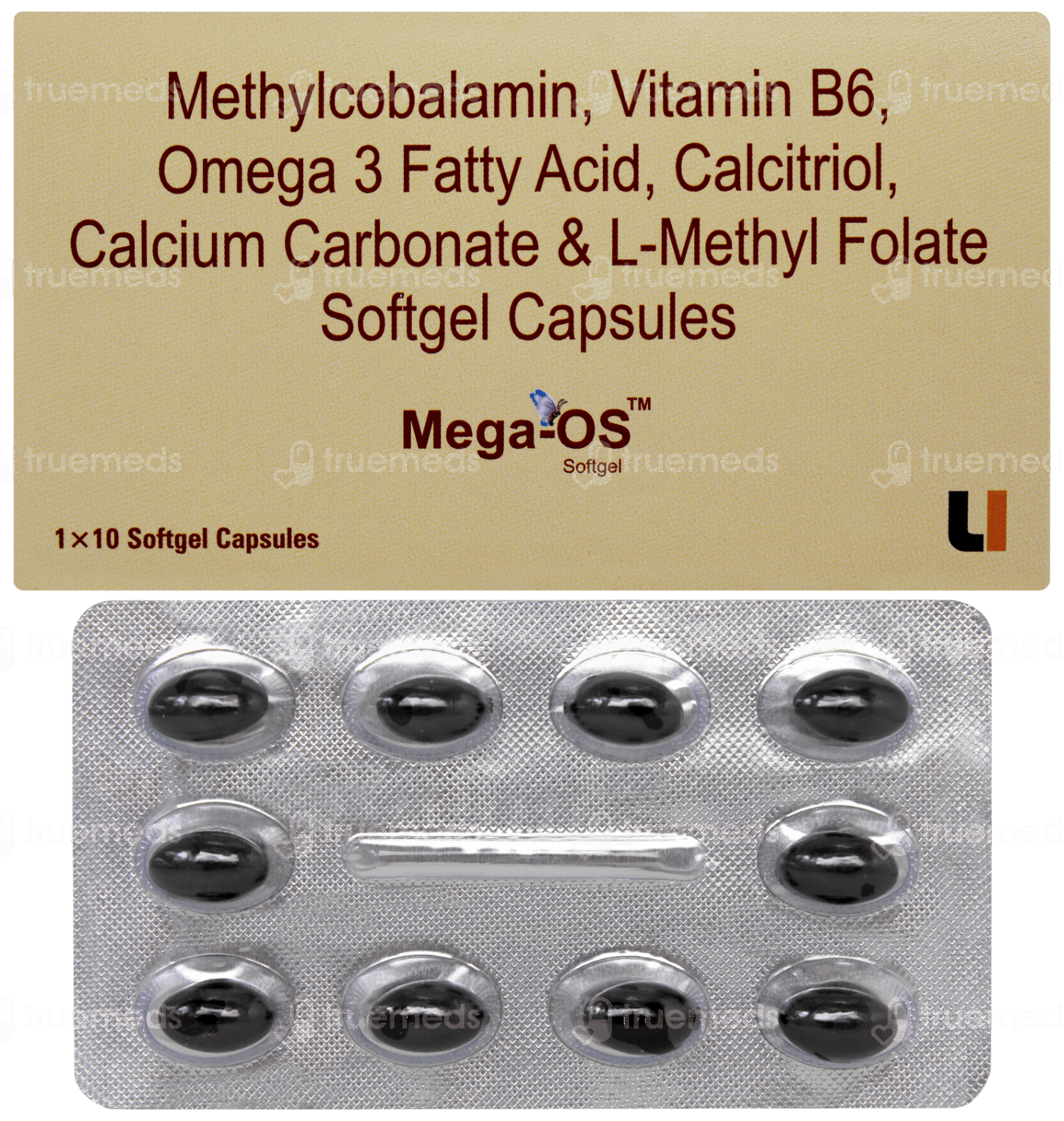 Mega Os Softgel Capsule 10 - Uses, Side Effects, Dosage, Price | Truemeds