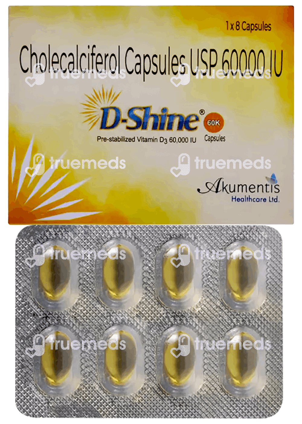 D Shine 60k Capsule 8: Uses, Side Effects, Price & Substitutes