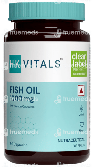Hk Vitals Fish Oil Softgels Capsule 60 - Uses, Side Effects, Dosage ...