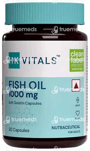 Hk Vitals Fish Oil Softgel Capsule 30 - Uses, Side Effects, Dosage ...