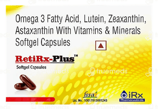 Retirx Plus Softgel Capsule 10 - Uses, Side Effects, Dosage, Price ...