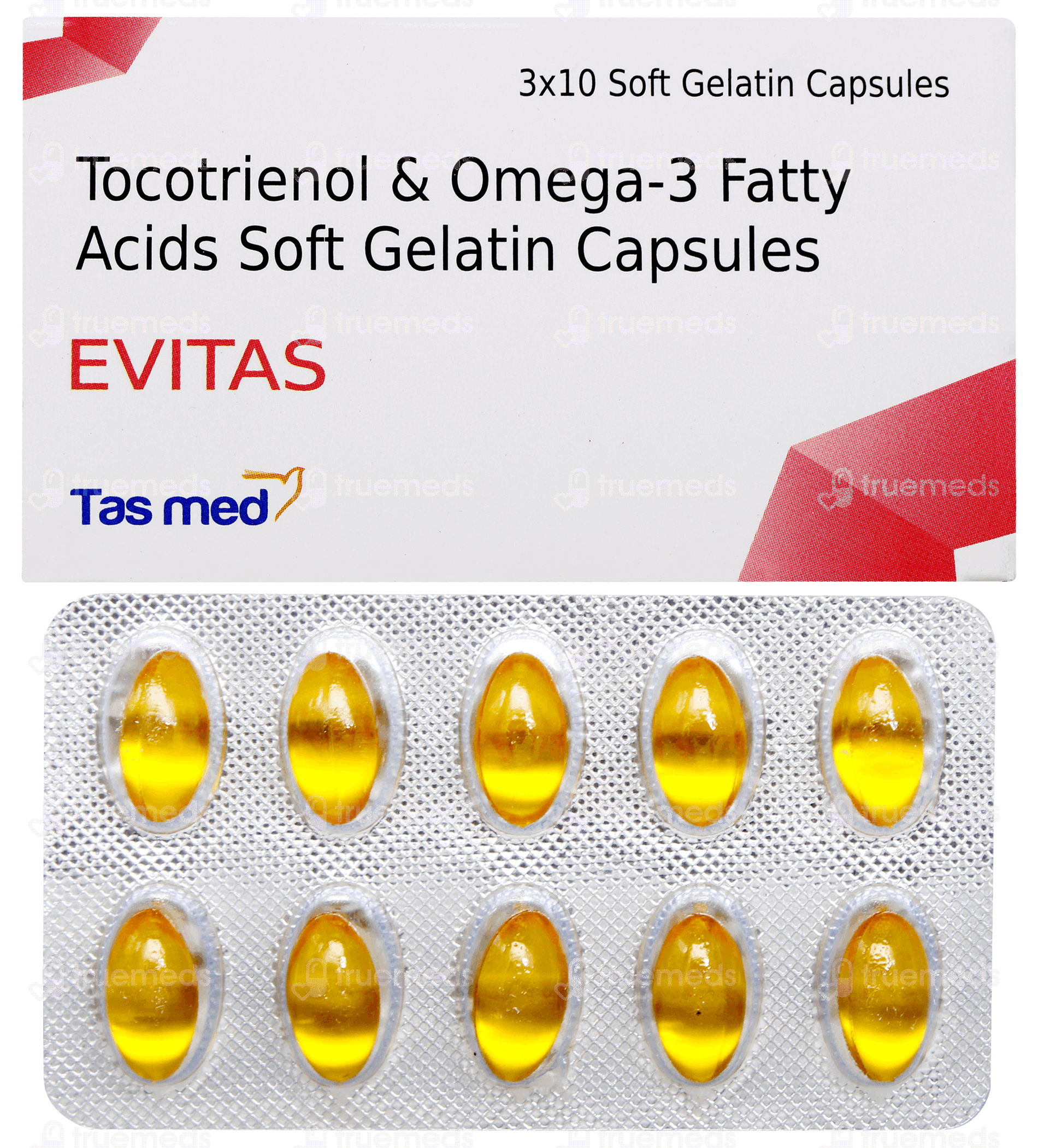 Evitas Softgel Capsule 10 - Uses, Side Effects, Dosage, Price | Truemeds