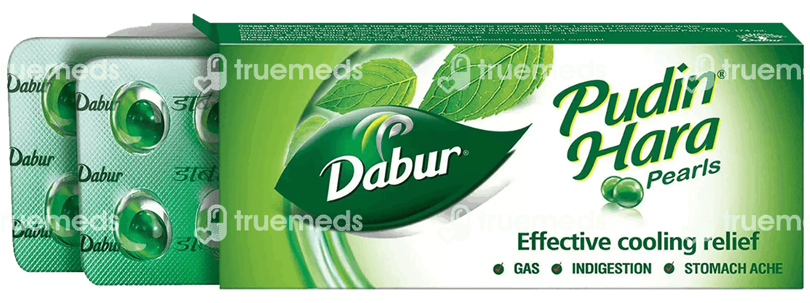 Dabur Pudin Hara Pearls 10 Pack Of 2 - Uses, Side Effects, Dosage, Price | Truemeds