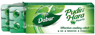 Dabur Pudin Hara Pearls 10 Pack Of 2 - Uses, Side Effects, Dosage, Price | Truemeds