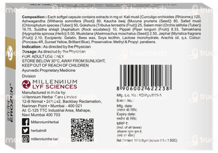Millennium Herbal Care Erozen Softgel Capsule 10 - Uses, Side Effects ...